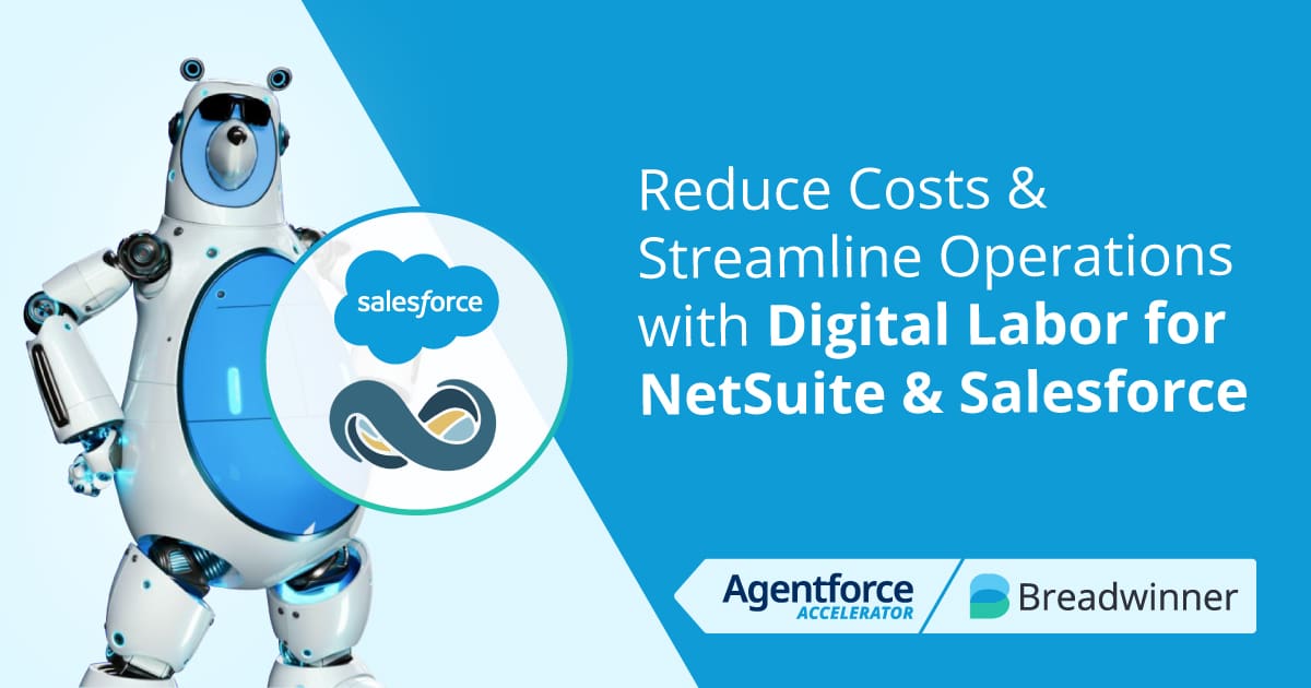 NetSuite Integration with Agentforce Accelerator - Breadwinner